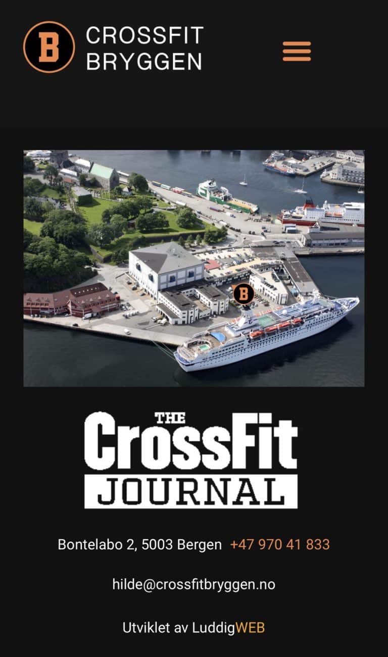 Den nye websiden 🧡 – Crossfit Bryggen – Crossfit Box i Bergen